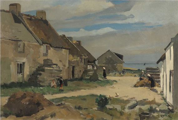 Raymond Wintz | Maisons Bretagne a Bigouden (1884) | MutualArt