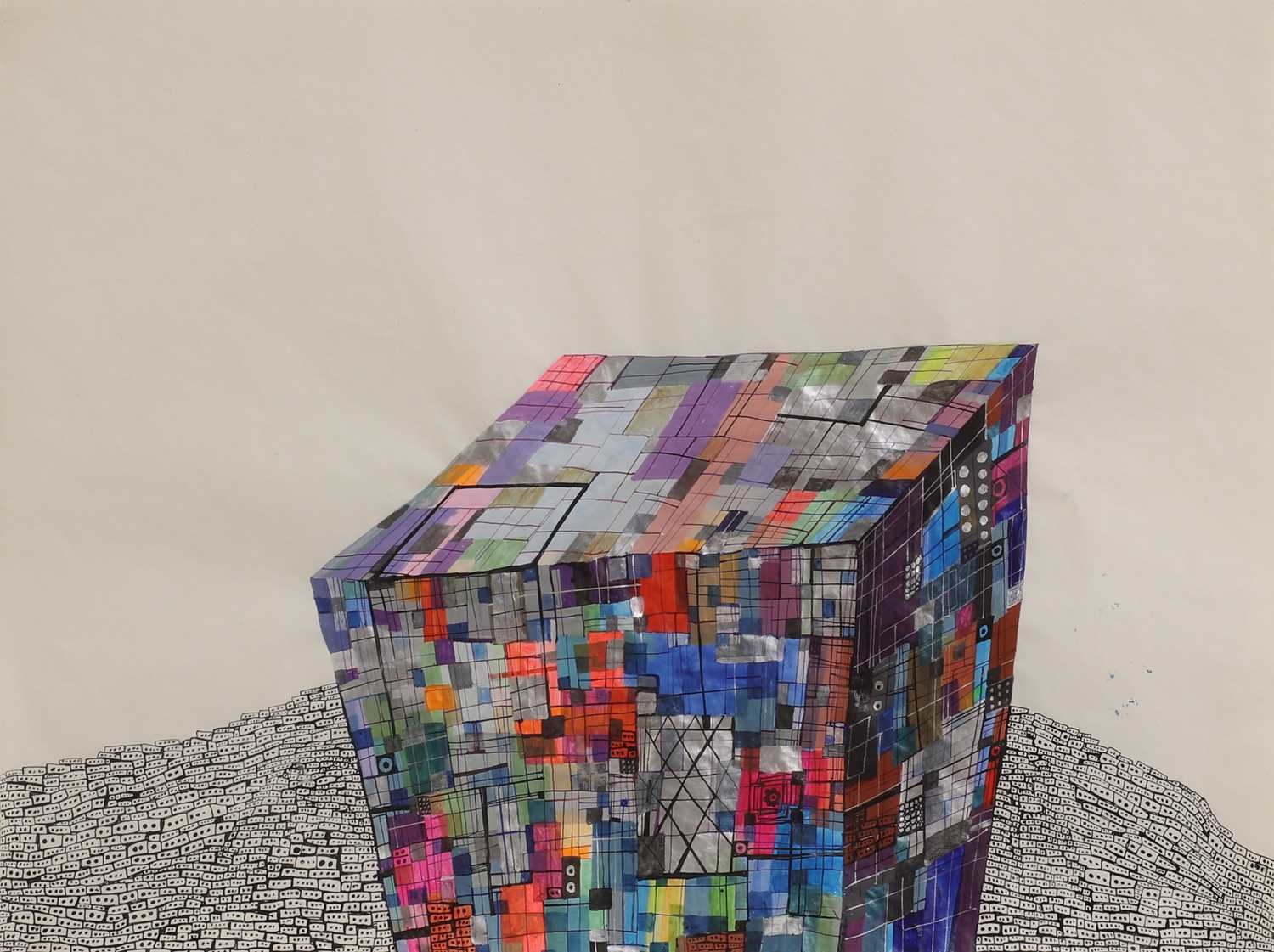 Nina Bovasso | New Artist Block Foregrounding Old Artist Block, 2007 ...