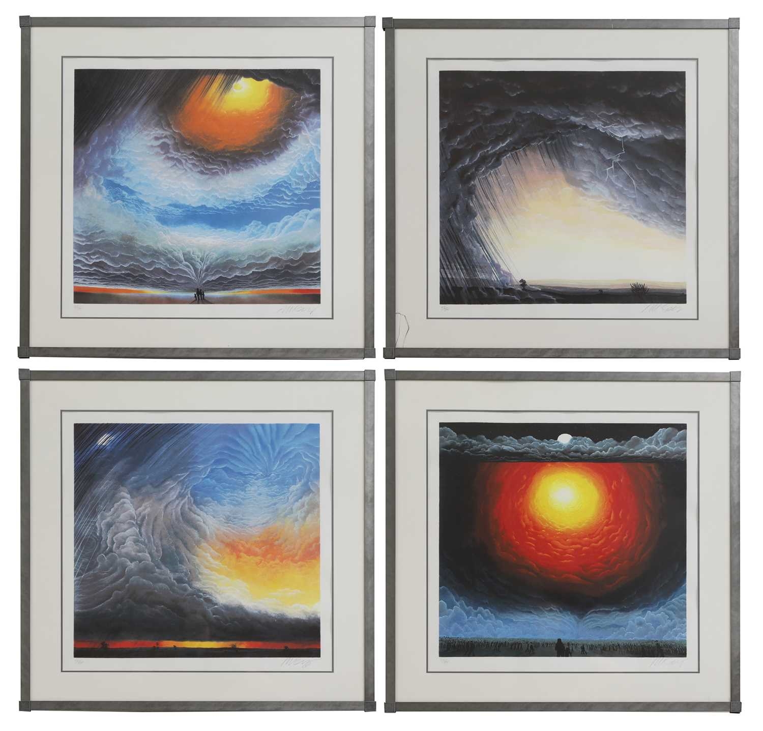 Mackenzie Thorpe | Love, Life, Death & Hope' a set of four giclée ...