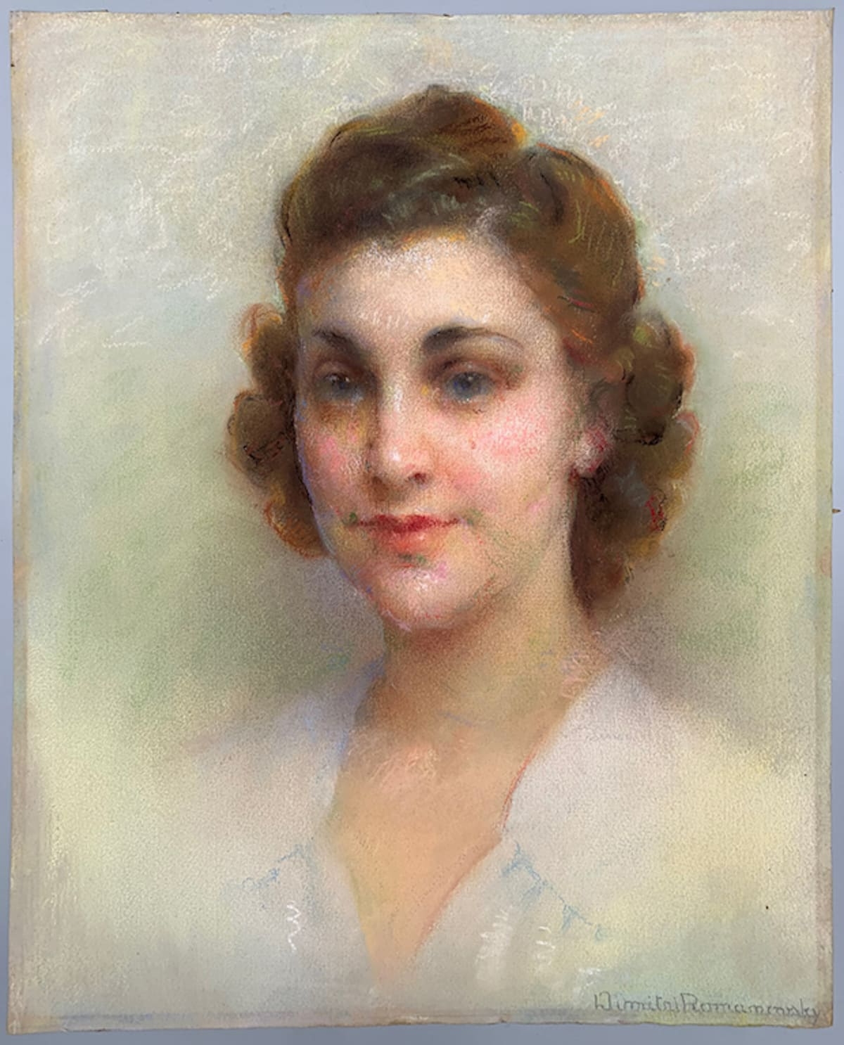 Dimitri Romanovsky | White Rose Painting | MutualArt