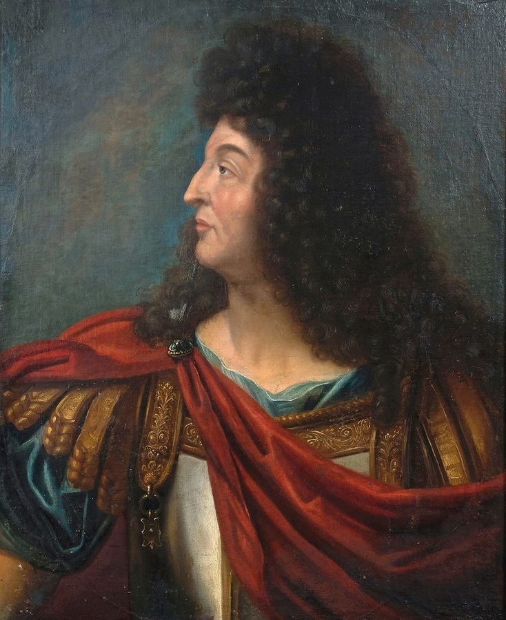 Hyacinthe Rigaud | Portrait de Louis XIV en armure | MutualArt