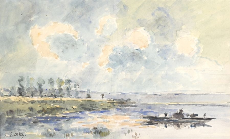 Albert Marie Lebourg | Muids sur Seine (Circa 1903) | MutualArt
