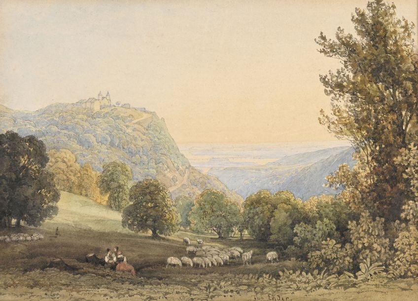 Thomas Ender | Attributed to Thomas ENDER (1793-1875) Couple of ...