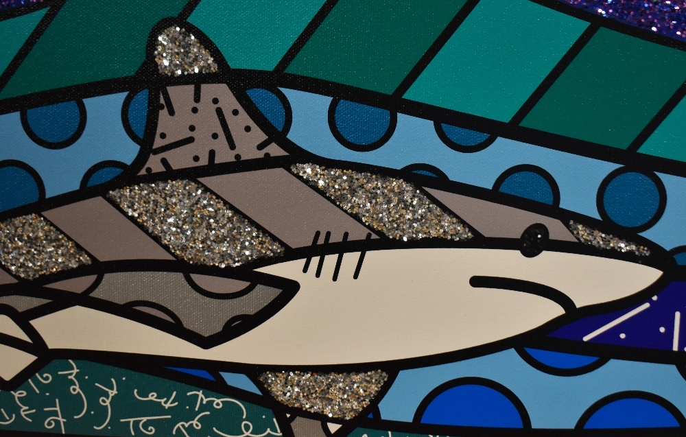 Romero Britto | Romero Britto (b.1963, Brazilian), mixed media print ...