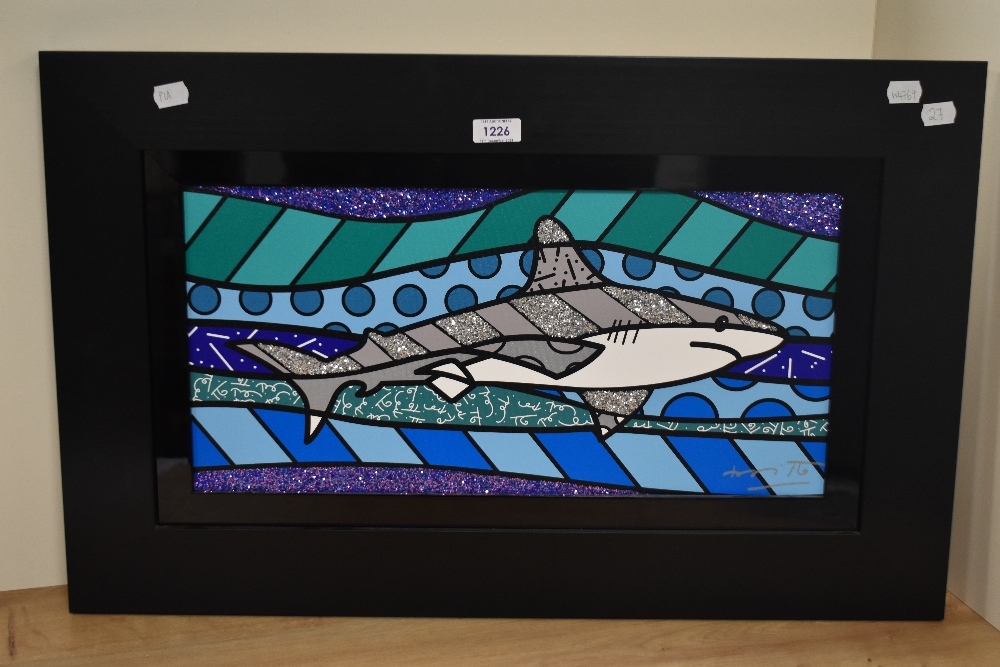 Romero Britto | Romero Britto (b.1963, Brazilian), mixed media print ...