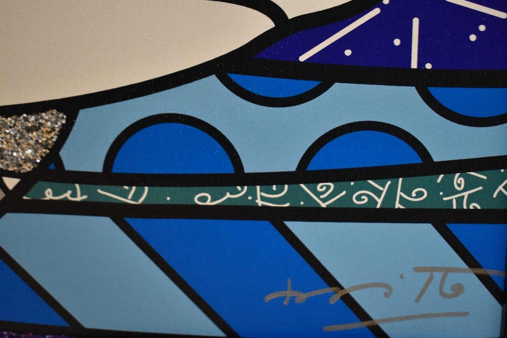 Romero Britto | Romero Britto (b.1963, Brazilian), mixed media print ...