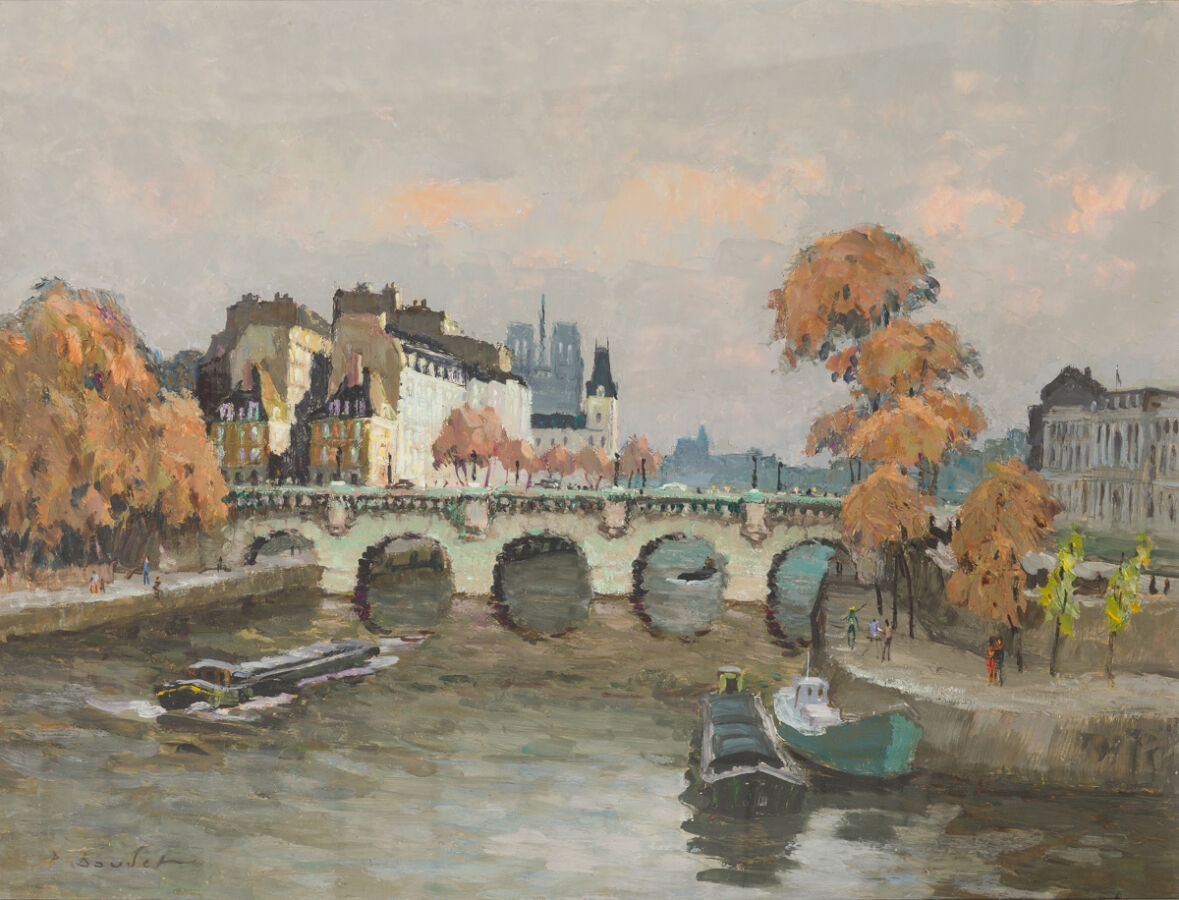 Pierre Boudet | Automne au pont Neuf | MutualArt