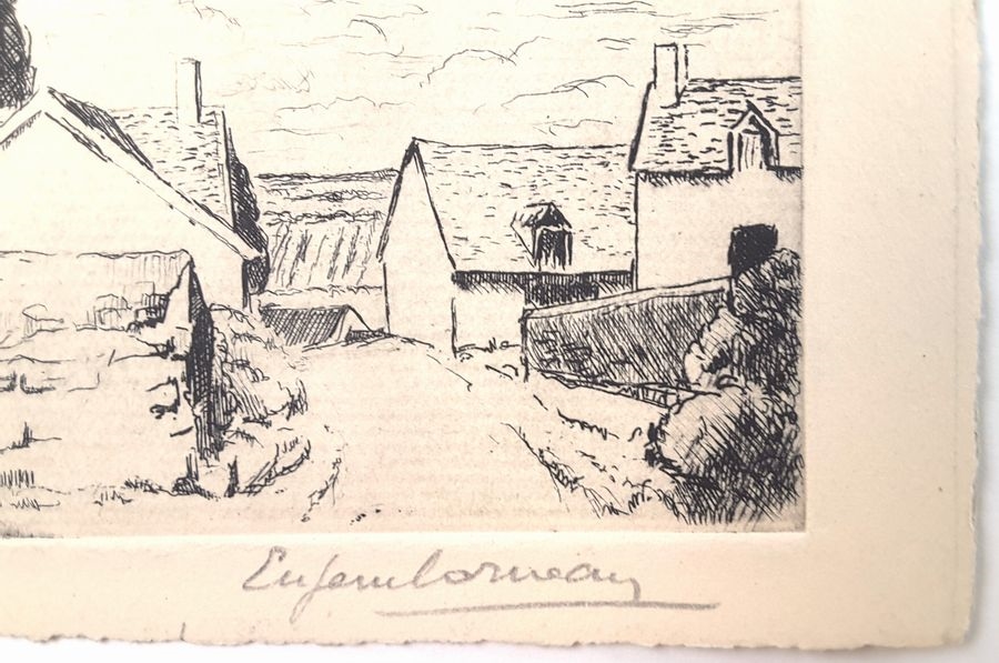 Eugene Corneau | / Set of 14 small original lithographs signed in ...