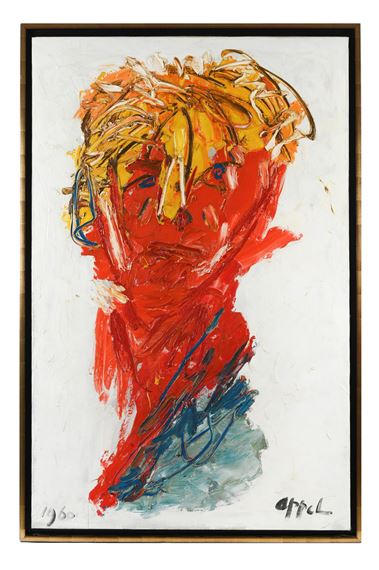 Karel Appel | 'Portrait of Sterling Holloway' | MutualArt