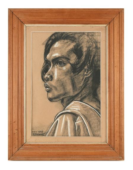 Rudolf Bonnet | 'Portrait of a Balinese man' | MutualArt
