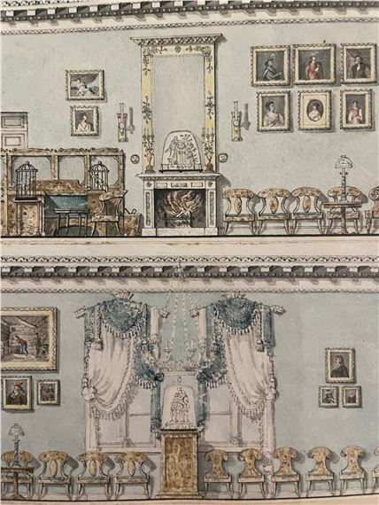 Carlo Rossi | Interior design project for the palace (Circa 1820 ...