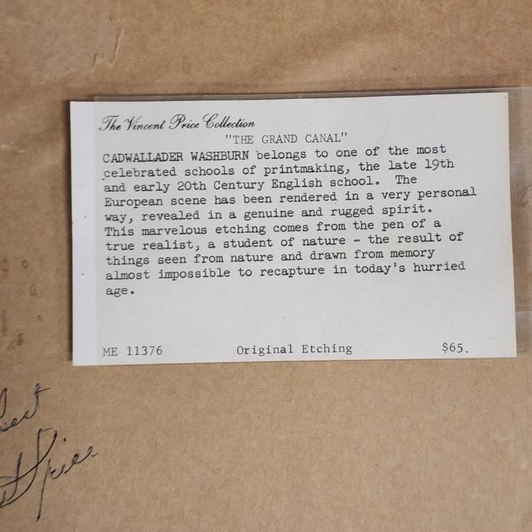 Cadwallader Lincoln Washburn | The Grand Canal | MutualArt