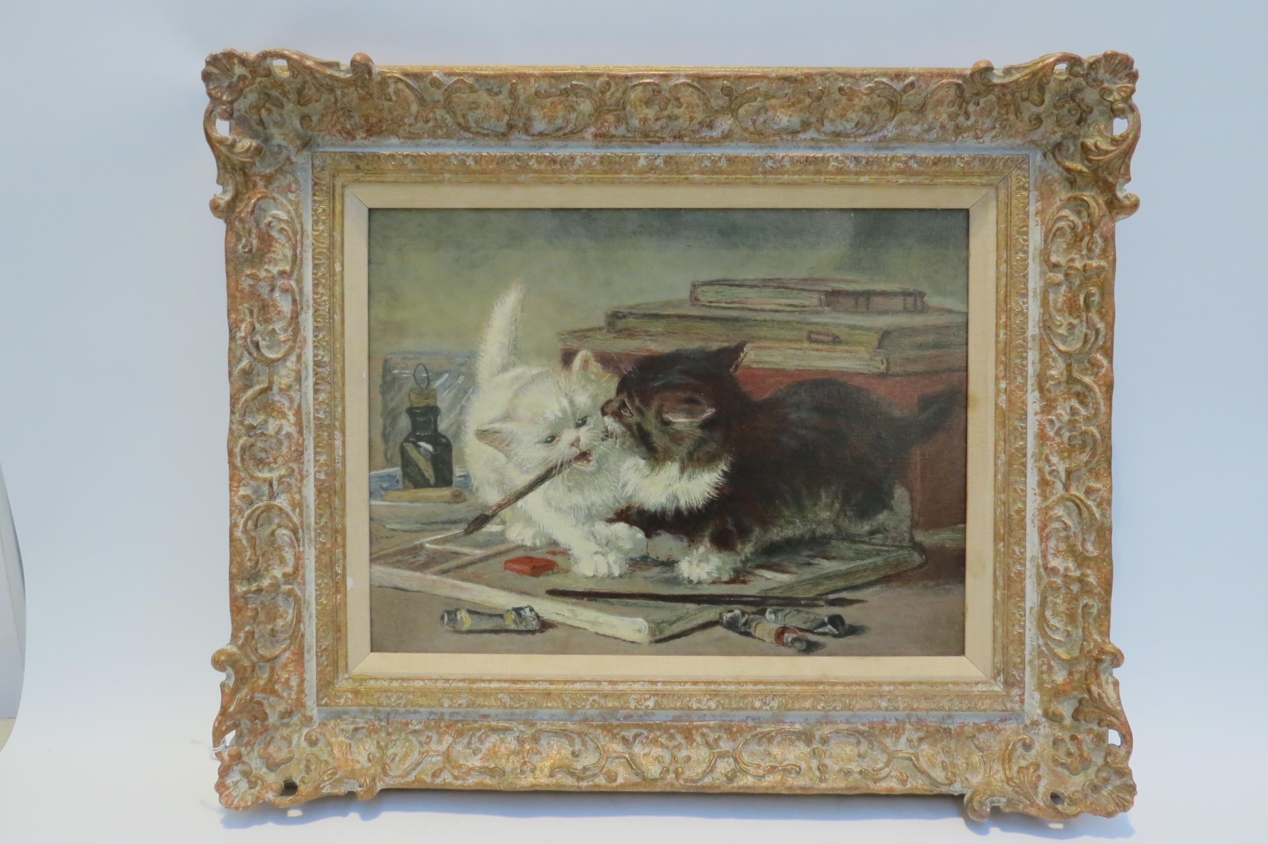 Henriette Ronner-Knip | A disagreement upon a point of art (20th ...