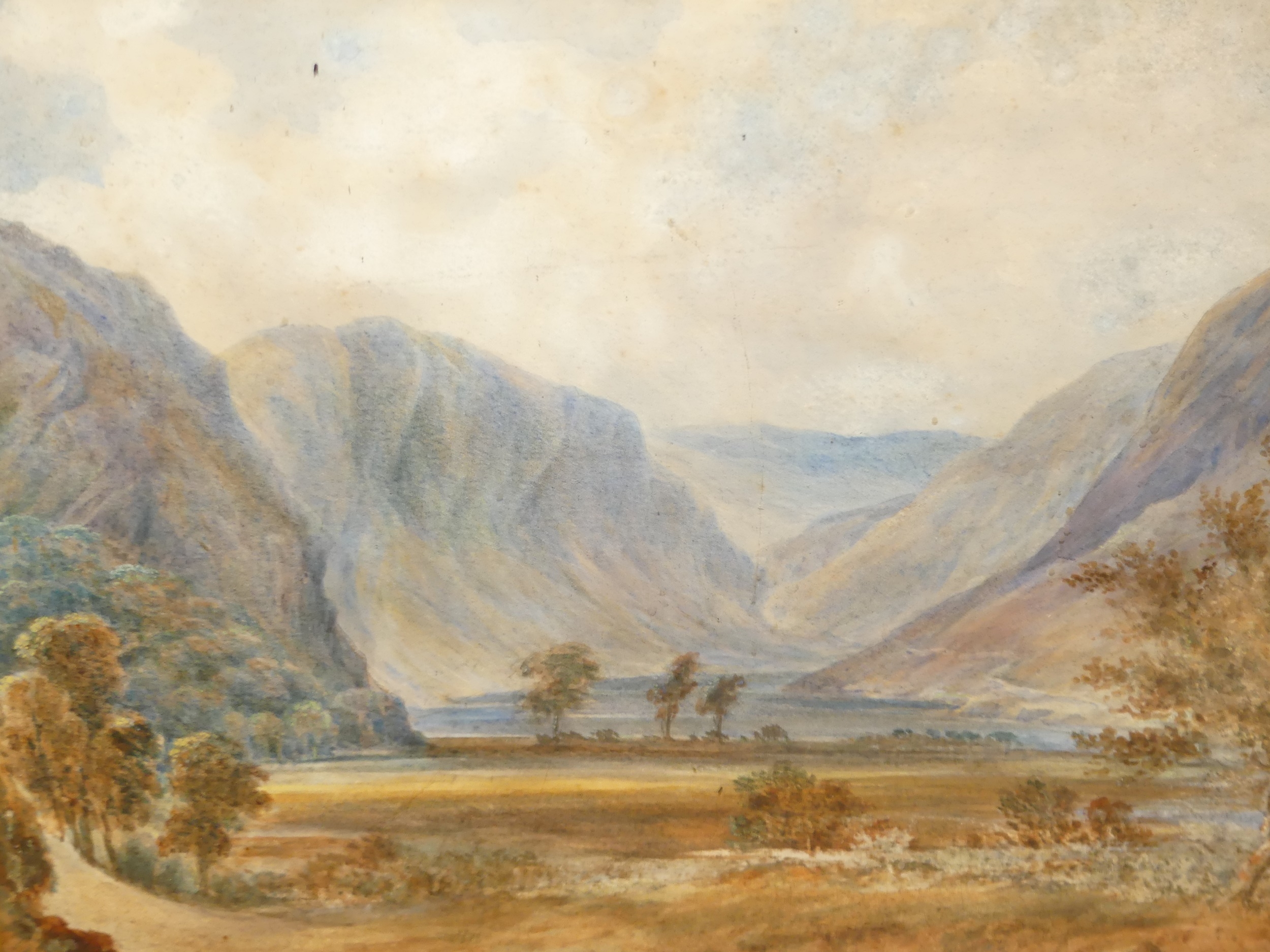 Thomas Creswick | A mountain loch scene | MutualArt