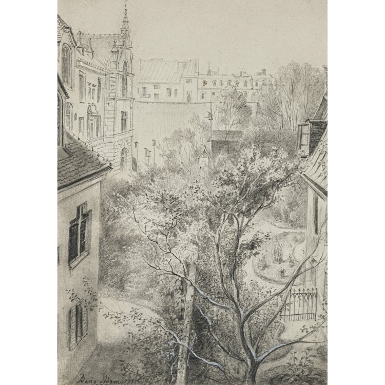 Benno Adam | Junger Ziegenhirte in Eile und Ansicht aus dem Atelier des ...