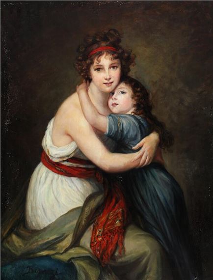Élisabeth Vigée Le Brun | Self portrait with her daughter Julie (1789 ...