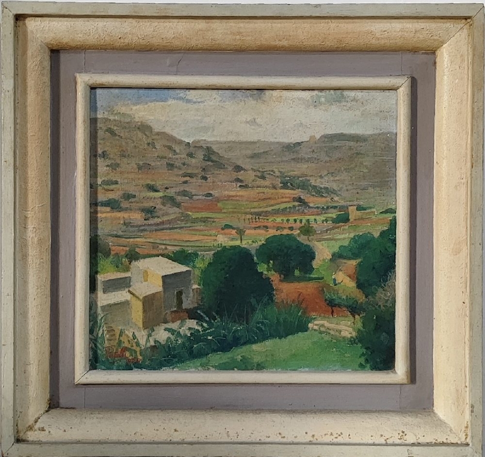Frank Portelli | Gozo Hills and valley (1950) | MutualArt