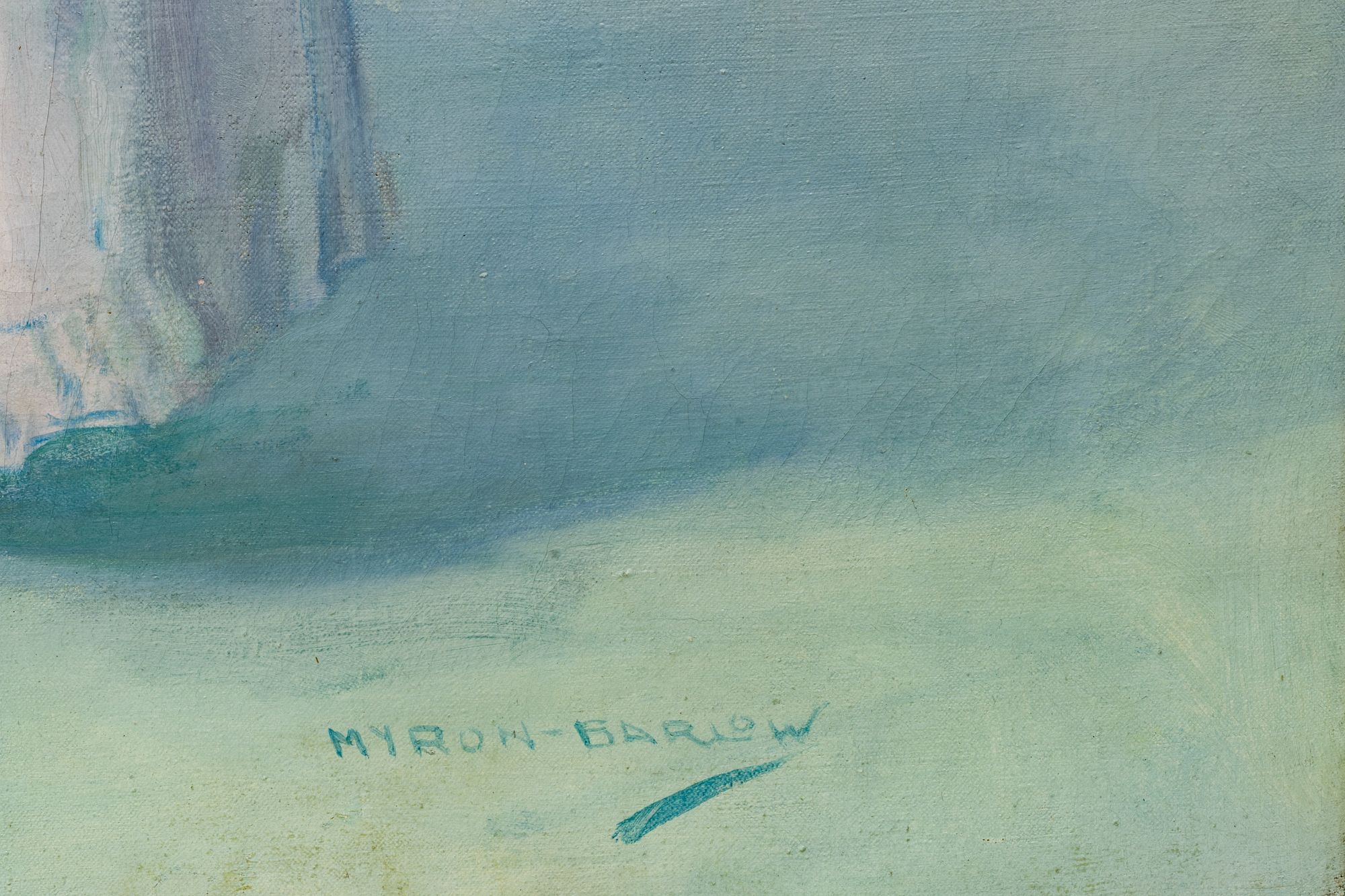 Myron Barlow | Myron Barlow (American, 1873-1937) Oil on Canvas French ...