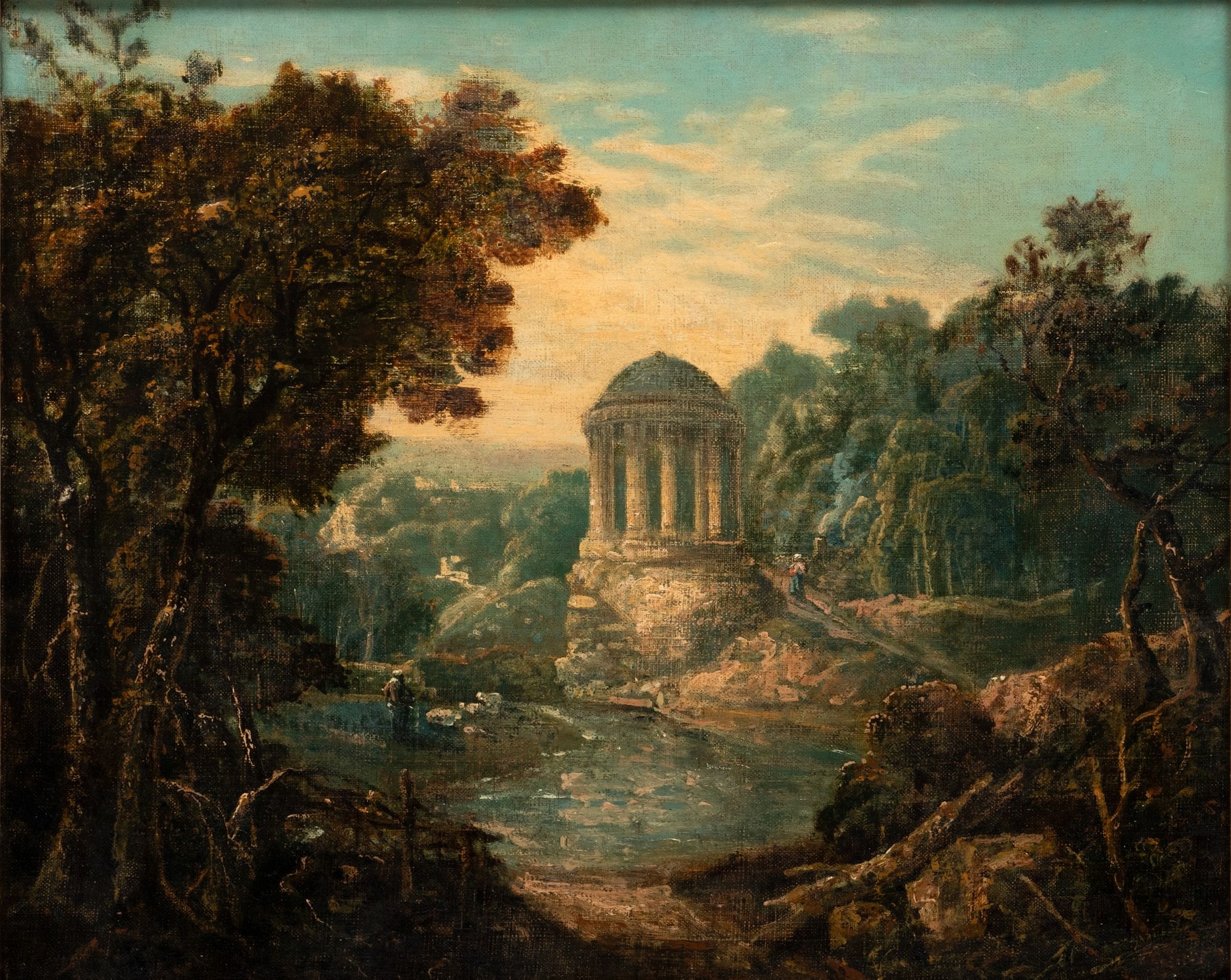 Hubert Robert | Attributed to Hubert Robert (French, 1733-1808) Oil on ...