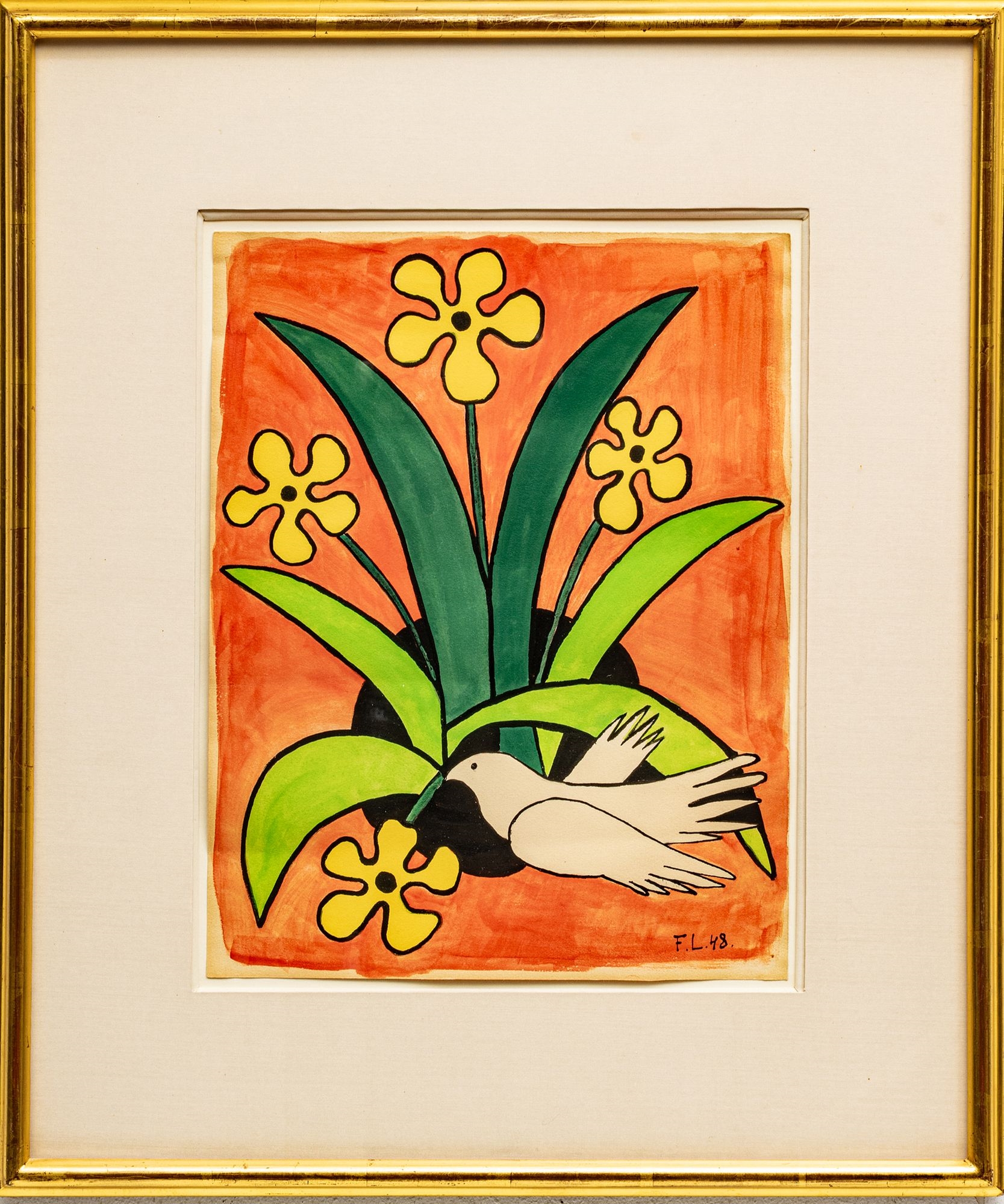 Fernand Léger | Fernand Leger (French, 1881-1955) Gouache And ...