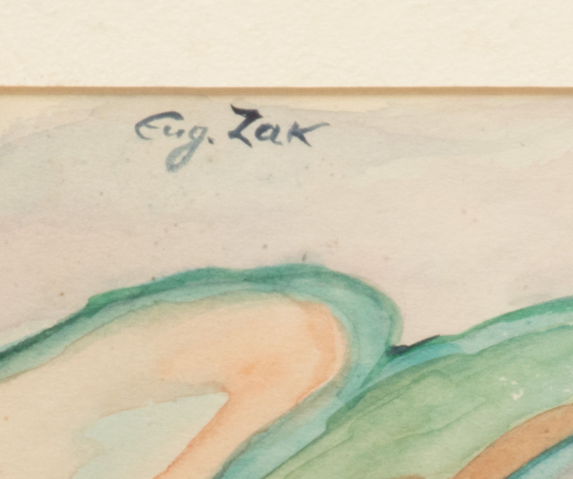Eugene Zak | Bearing Signature of Eugeniusz Zak (Polish, 1884-1926 ...