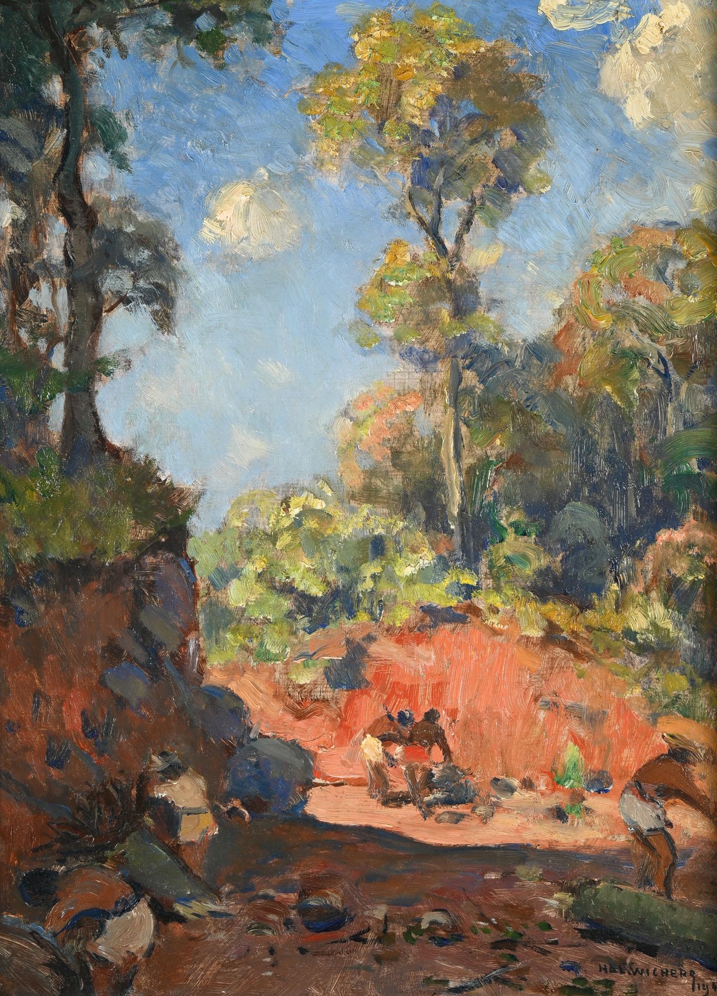 Hal Wichers | Working at the mine | MutualArt