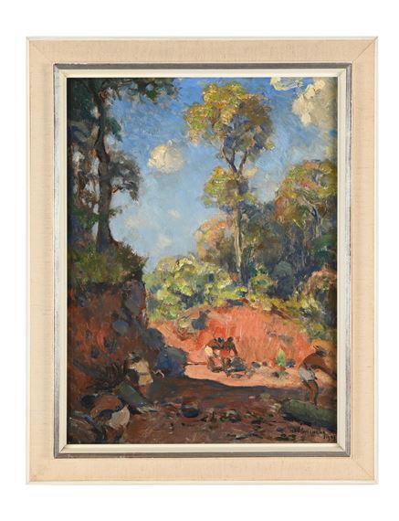 Hal Wichers | Working at the mine | MutualArt