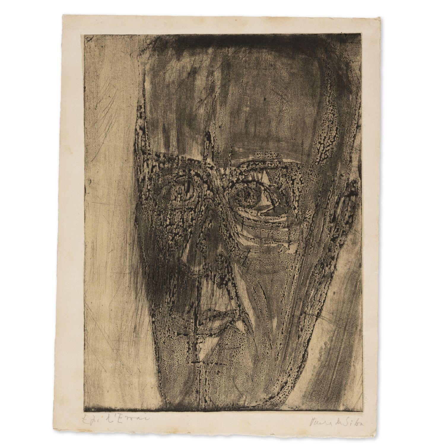 Maria Helena Vieira da Silva | Portrait de René Char Planche de l ...