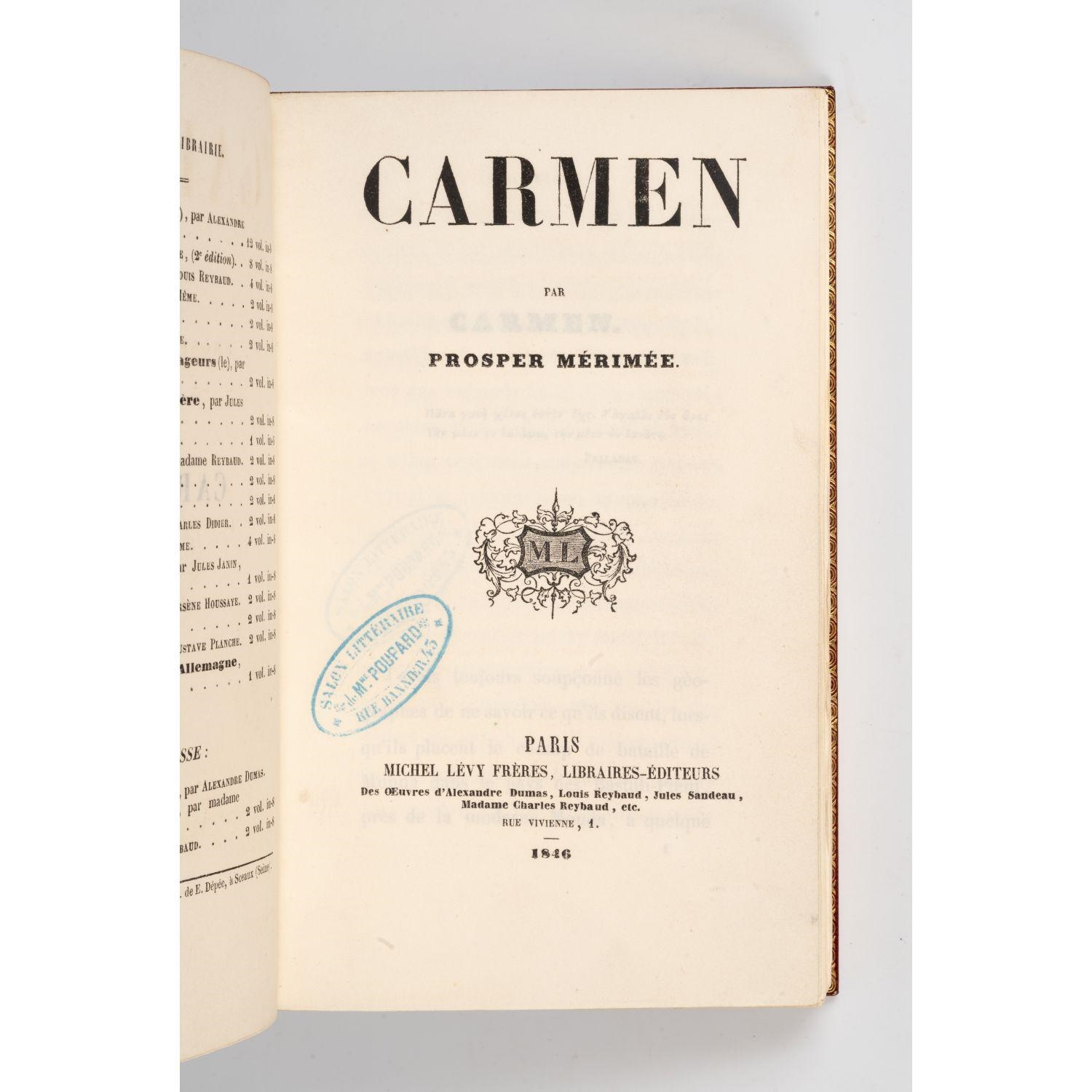 Prosper Merimee | Carmen. (1846) | MutualArt