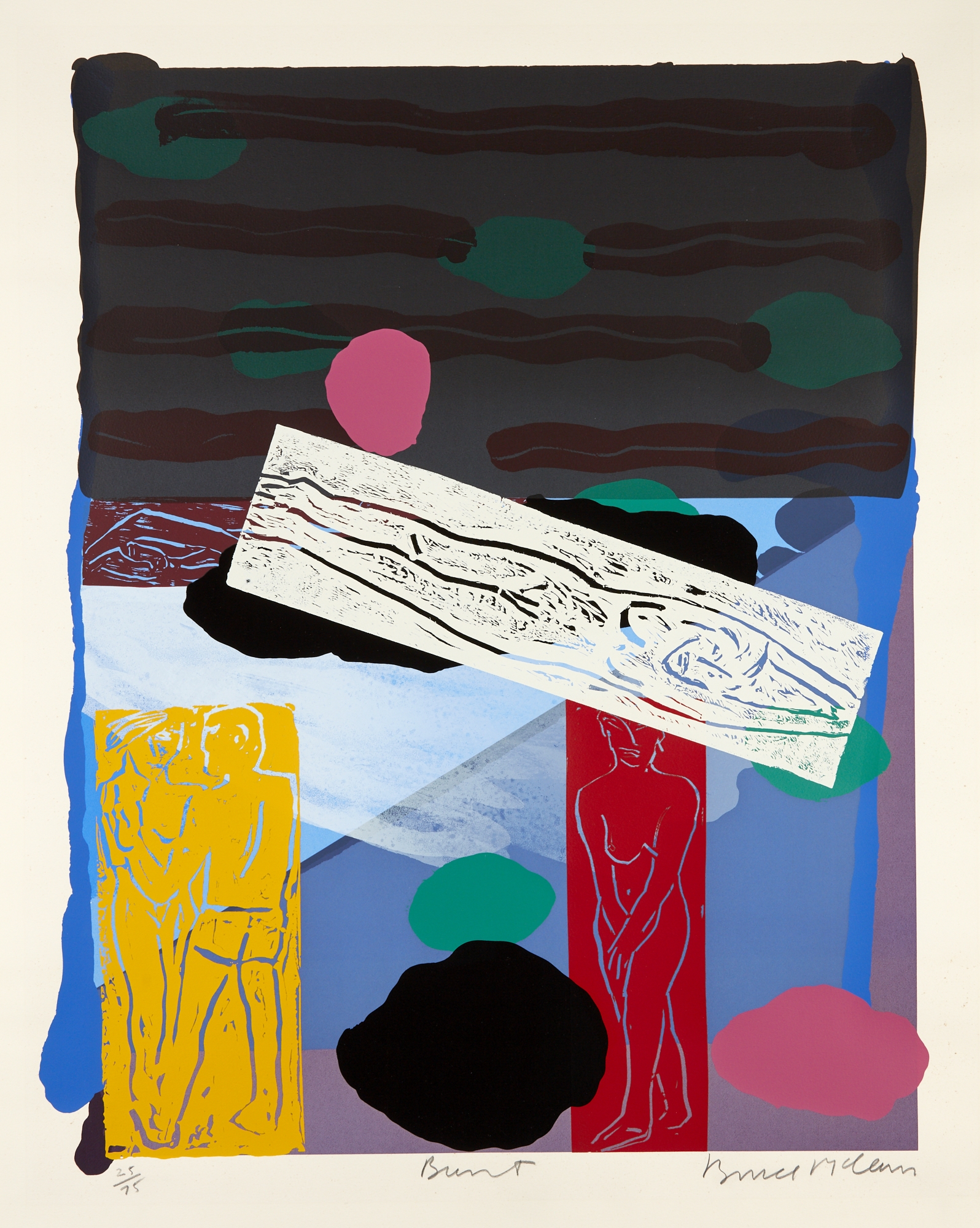 Bruce McLean | SPAGETTI ALLE VONGOLE TWICE (1995) | MutualArt