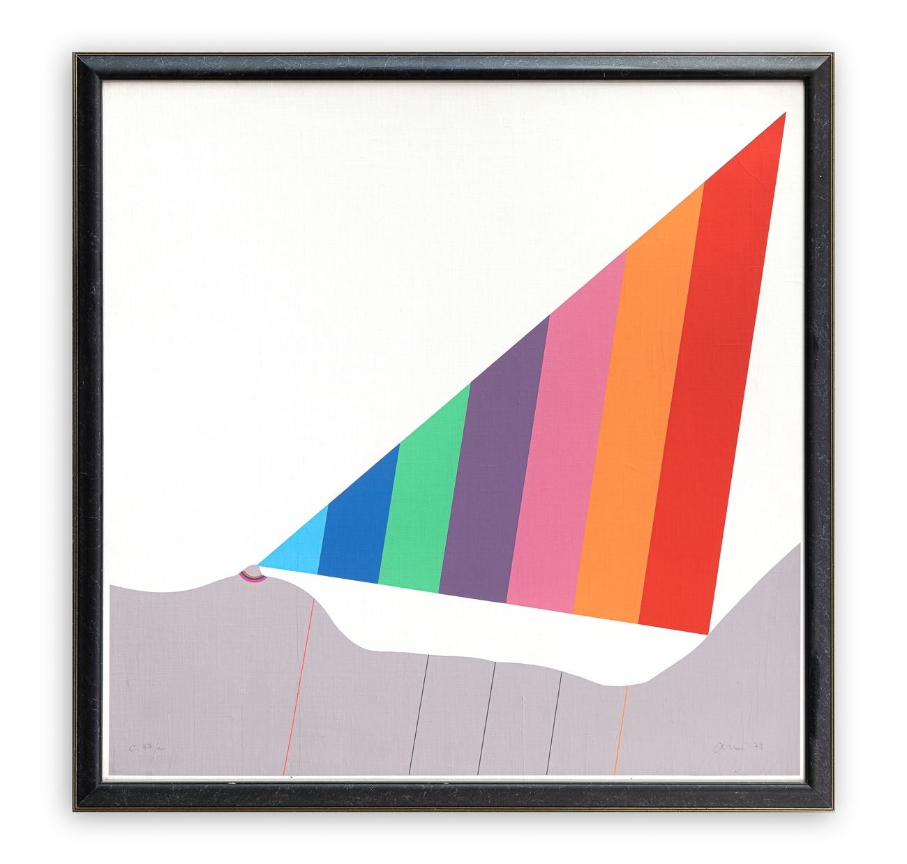 Eugenio Carmi | La carezza di Pitagora (1973) | MutualArt