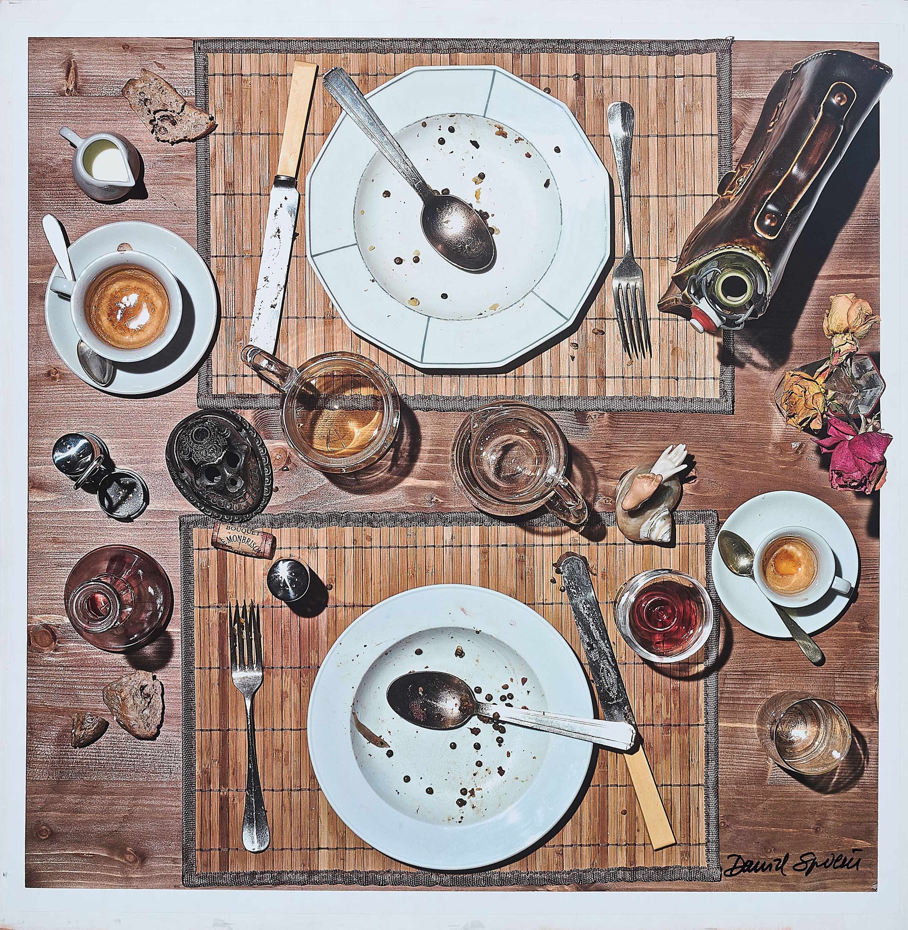 Daniel Spoerri | vorher-nacher. (2015) | MutualArt