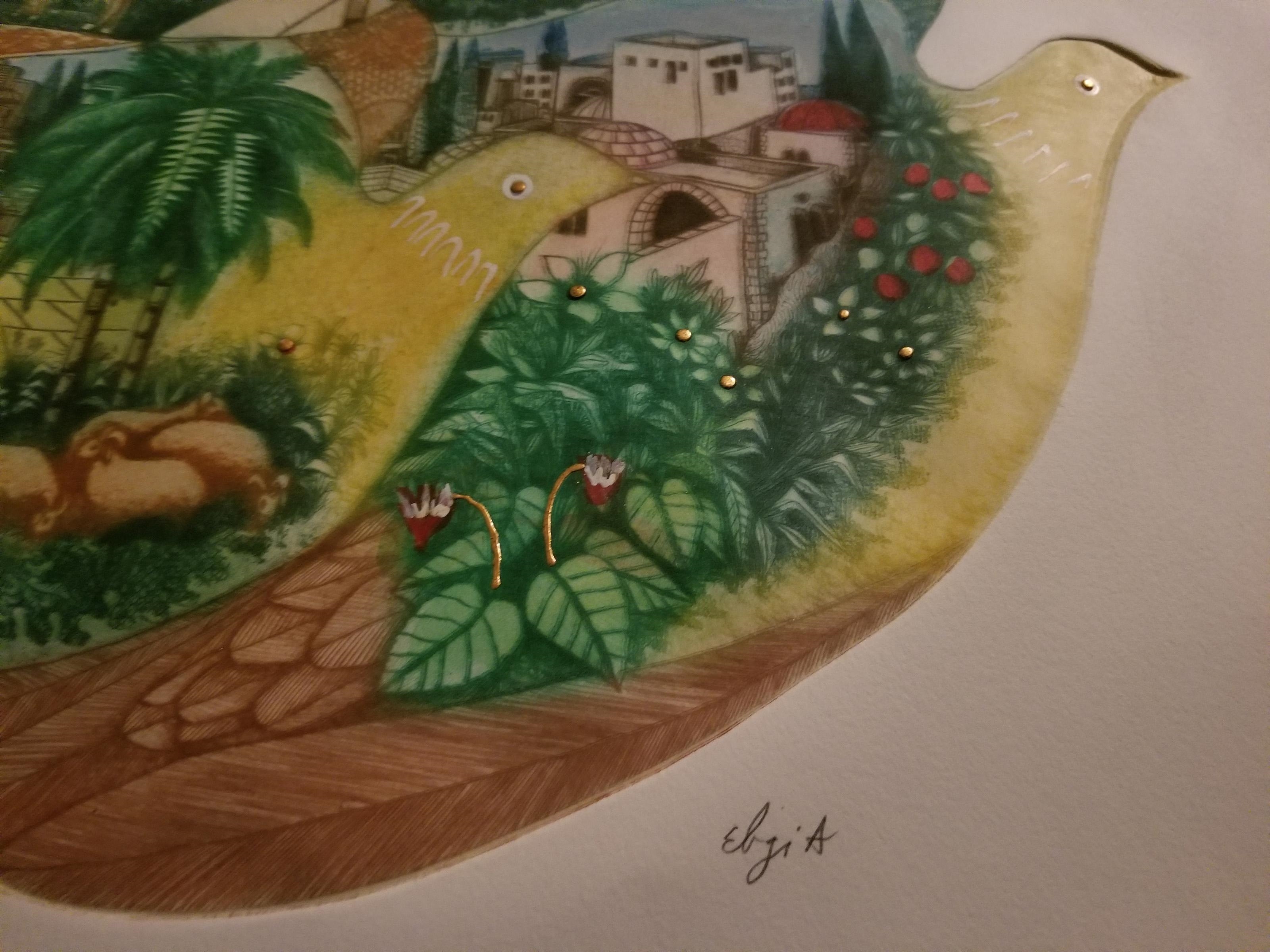 Amram Ebgi | ON DOVES WINGS (Circa 1980) | MutualArt