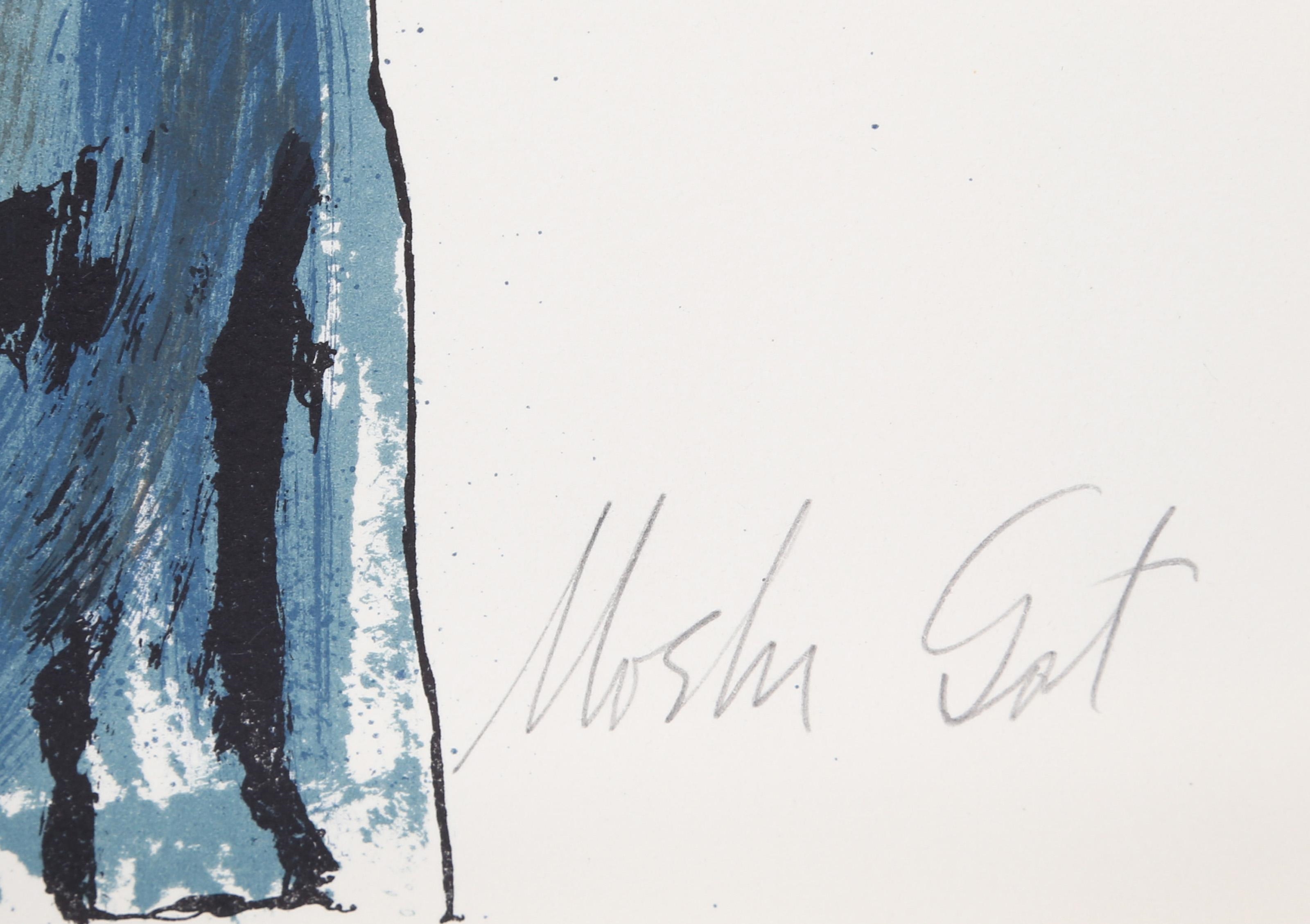 Moshe Gat | MAN WITH CACTI FROM PEOPLE IN ISRAEL (Circa 1970) | MutualArt