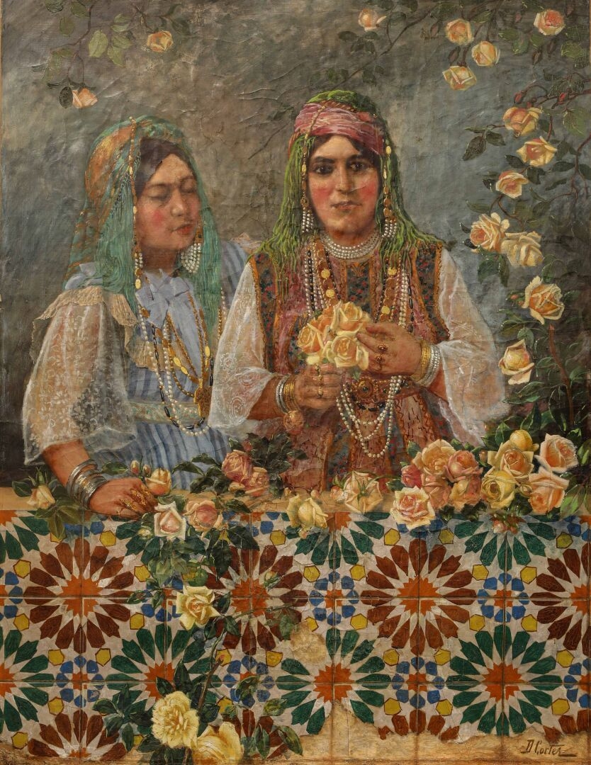 Daniel Cortes | Women with Flowers | MutualArt