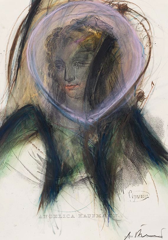 Arnulf Rainer | Angelica Kaufmann (1989) | MutualArt