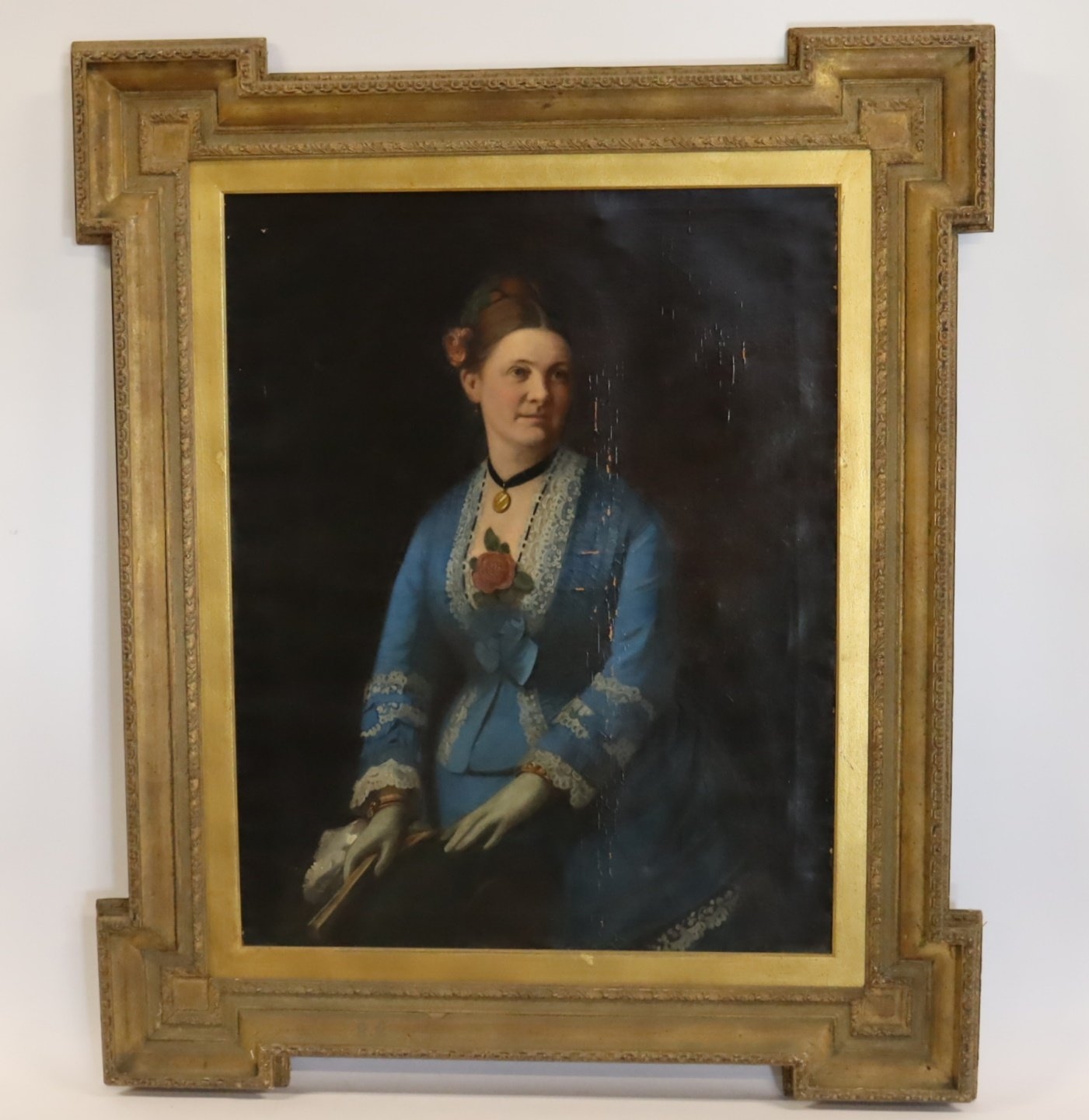 J. Thompson | Portrait of Lady Burrows | MutualArt