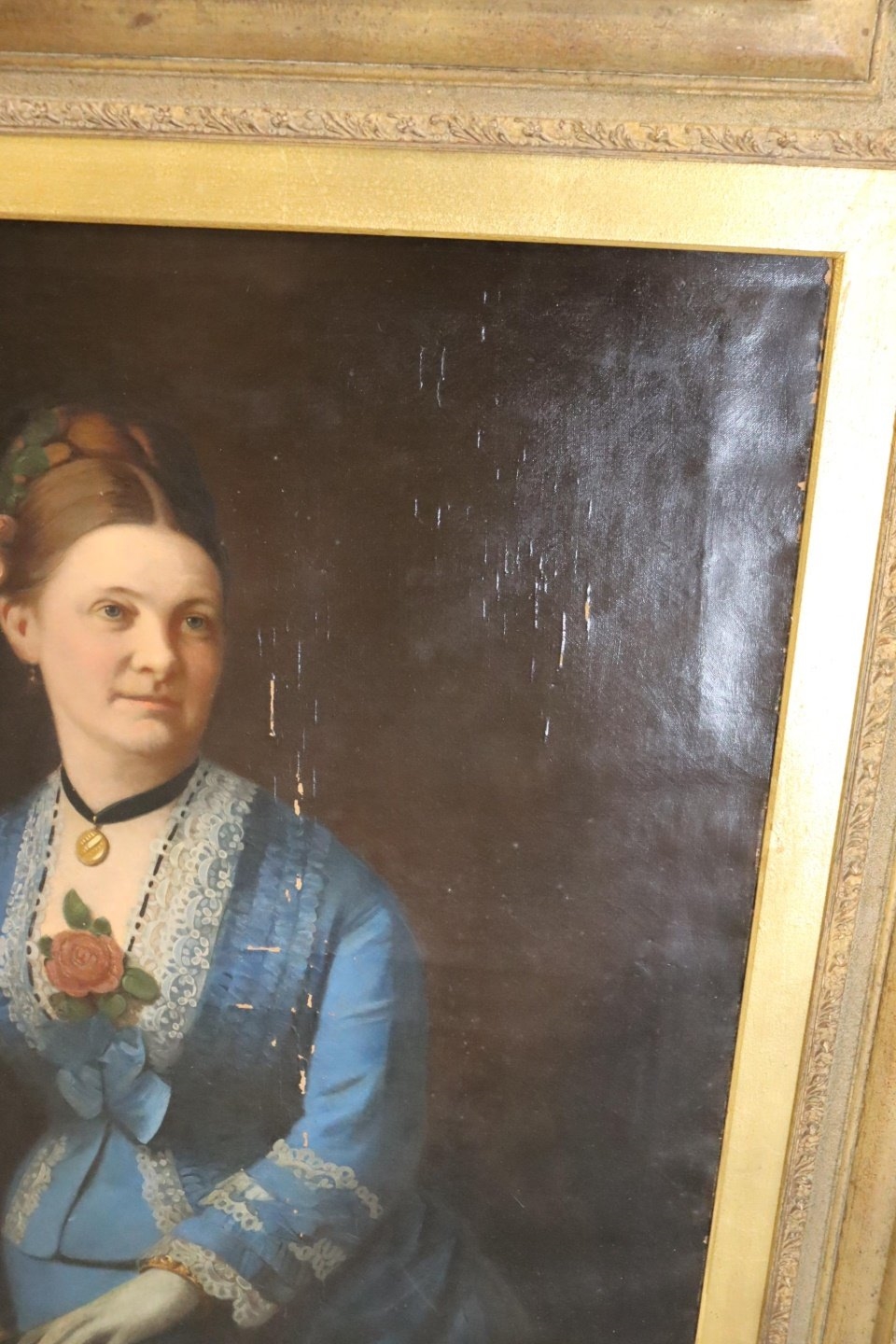 J. Thompson | Portrait of Lady Burrows | MutualArt