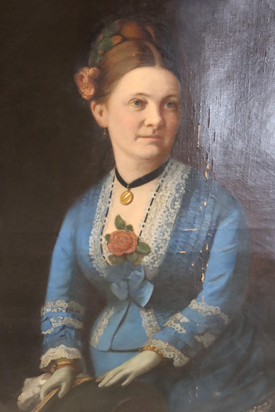 J. Thompson | Portrait of Lady Burrows | MutualArt