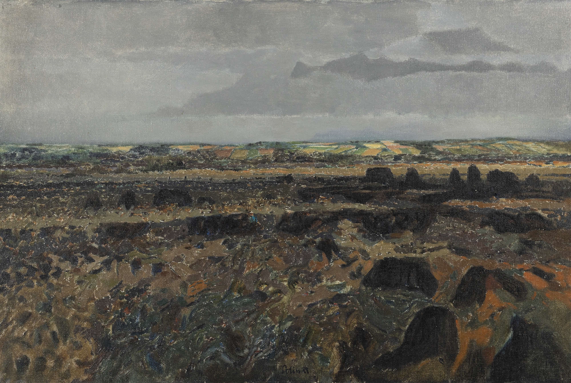 Colin Middleton | November Evening, Bangor Pier (1955) | MutualArt