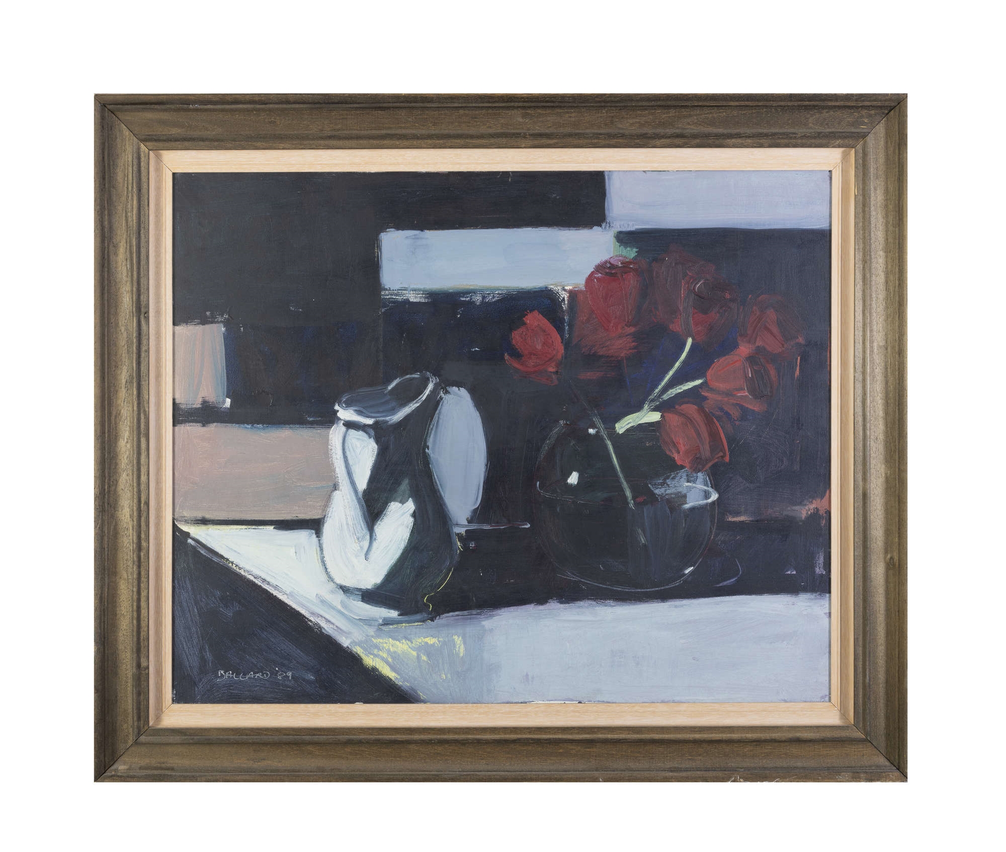 Brian Ballard | Tulips and White Jug | MutualArt