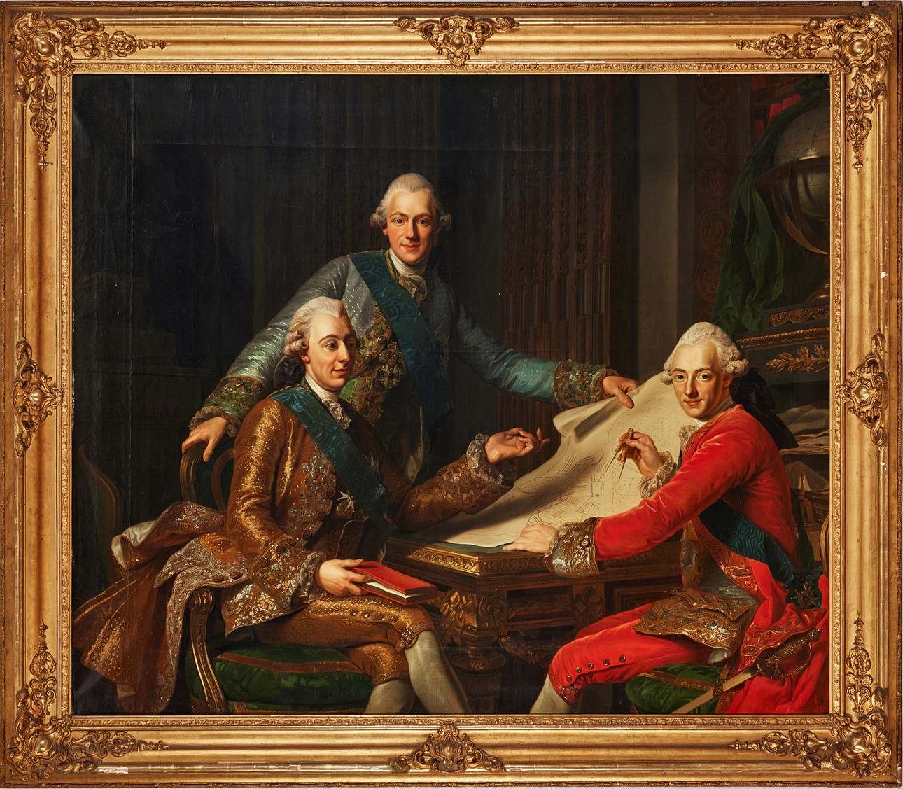 Josef Wilhelm Wallander | Gustav III and his brothers”, copy after ...