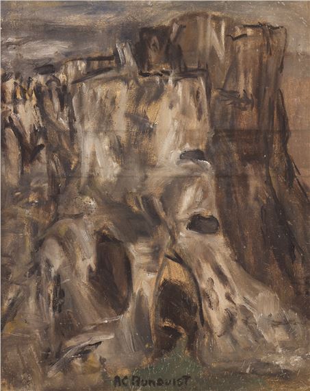 Albert Clarence Runquist | Albert Runquist ''Mysterious Stumps'' Oil ...