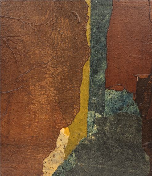 RAY HO | Ray Ho ''Fault Line'' 1966 Collage (1966) | MutualArt