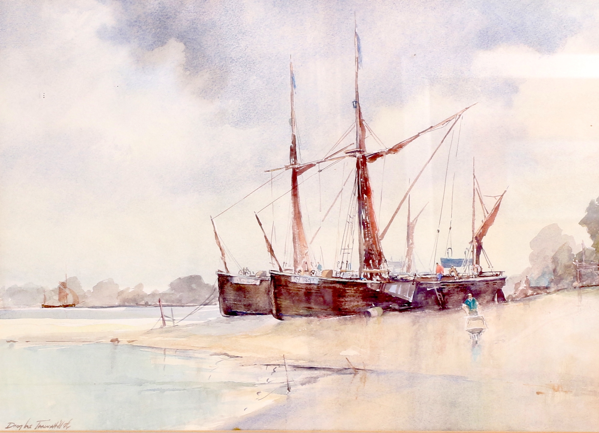 Douglas Tannahill | SHIPS IN THE DOCK YARD | MutualArt