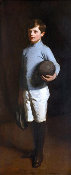 Harold Speed | Portrait of John Ellison McCartney Holding a Football ...