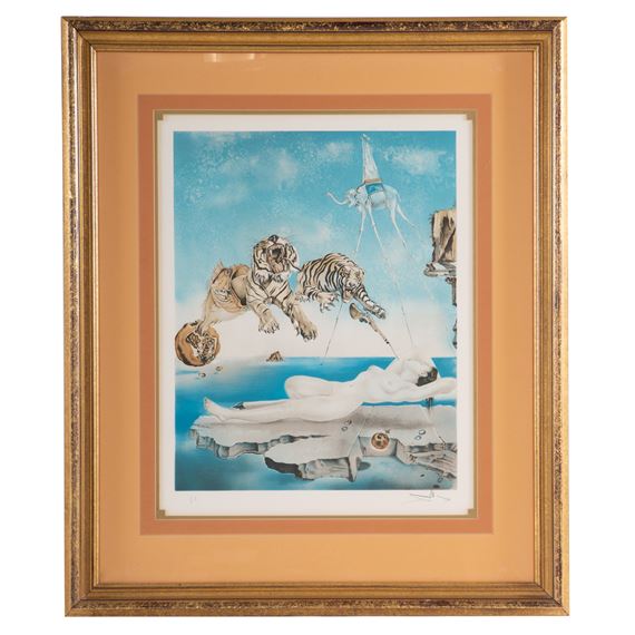 Salvador Dalí | Dream Caused By the Flight of a Bee | MutualArt