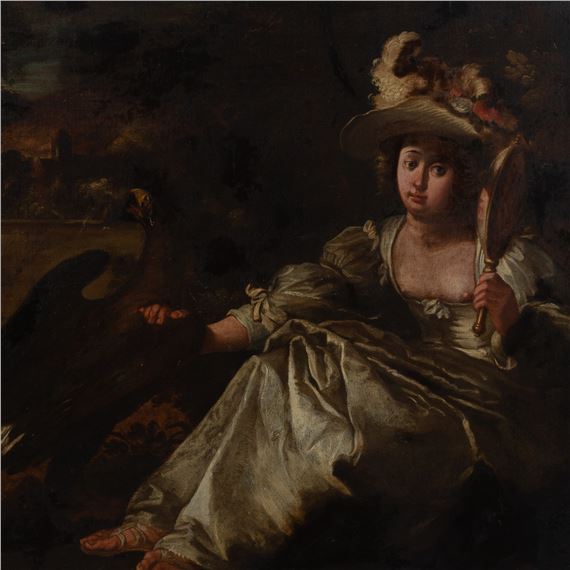 Dutch School, 18th Century | Portrait of a Lady depicted as an allegory ...