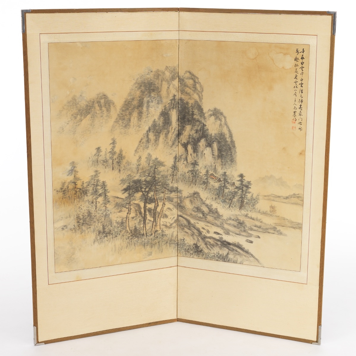 Nam Nong Heo Geon | Double-panel screen (1910) | MutualArt