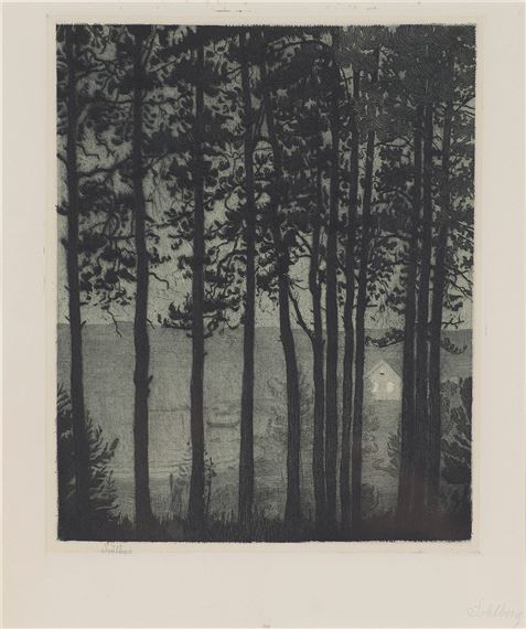 Harald Sohlberg | Winternight Rondane | MutualArt